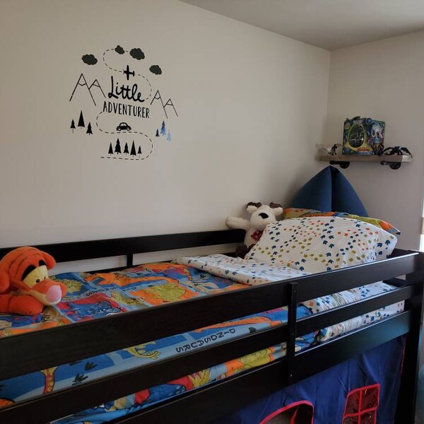 Little Adventurer Decal, Explore Decal Sticker, Mountain Vinyl Decal ...