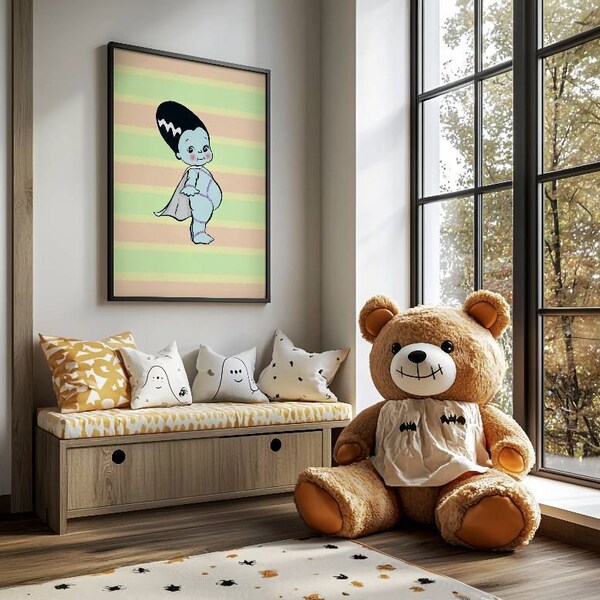 Gallery Set of 3 Frame Mockup, Bedroom Wall Art Mockup, Trio Frame ...