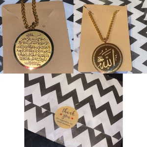 Islam Allah Muslim Necklace Openable Pendant Necklace Locket - Etsy Canada