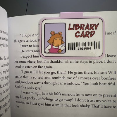DW Book Club Arthur Library Card Gifts for Librarian Double Sided ...