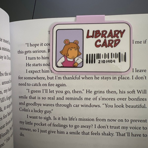 DW - Book Club - Arthur - Library Card - Gifts for Librarian - Double ...