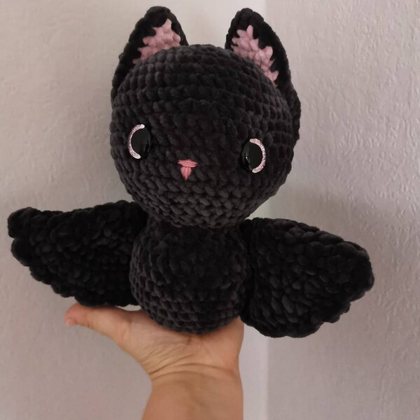 PATTERN: Plush Binx the Bat Pattern Amigurumi Chunky Bat Pattern Super ...