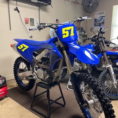 3 X Custom Racing Numbers Vinyl Stickers Decals Race Motorcycle ...