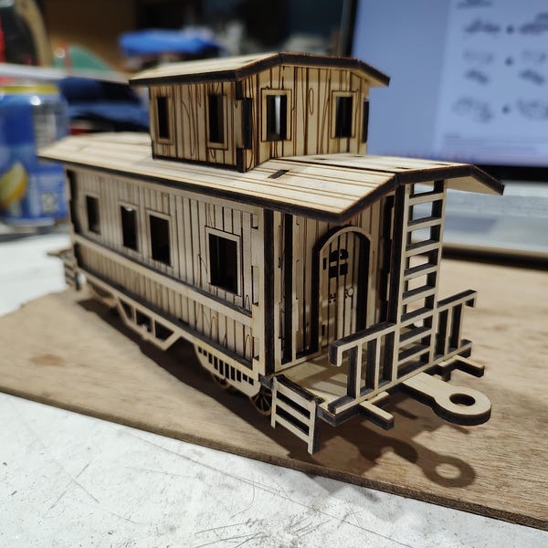 Laser Files for Cutting Wild West Barn SVG 3D Ranch Dxf LBRN Ai Scaled ...