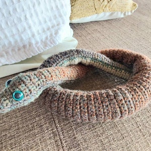 Ball Python Amigurumi Crochet Pattern, Betty the Realistic Plush Snake ...