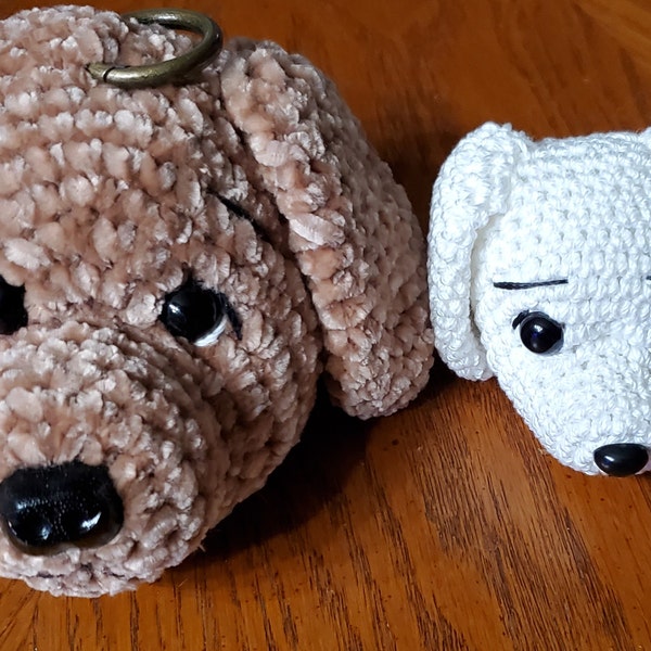 Amigurumi Dog Keycahin PATTERN, Crochet Dog Xmas Tree Decor, Crochet ...