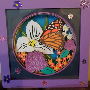 CUSTOMIZABLE 3D Grief Shadow Box Svg for Cricut for Silhouette - Etsy