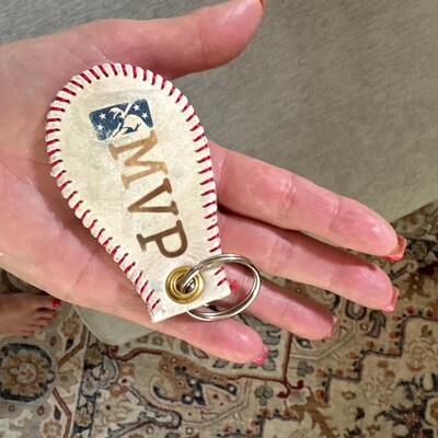 Personalized Hand Made Baseball Key Chain - Etsy