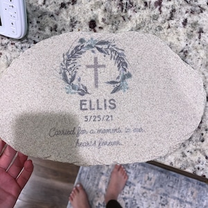 Loving Child Memorial Personalized Garden Stone, Personalized Memorial ...