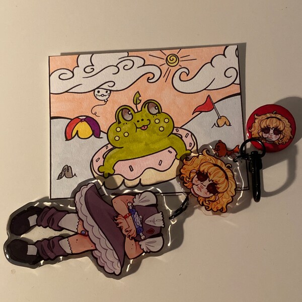 Split Doll Acrylic Keychain - Etsy