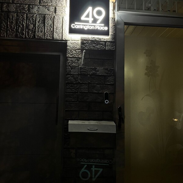 Custom Address Plaque,led House Number,3d Number,illuminated Number ...