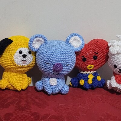 PDF Bundle Amigurumi BT21 Rabbit - Etsy