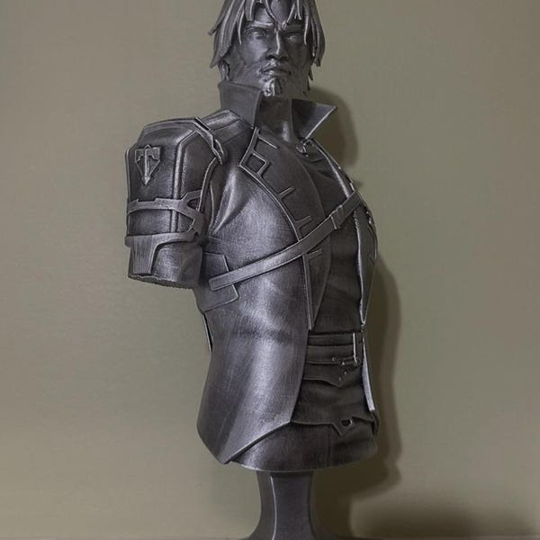 10" Hand Painted Drakeblood 3D Printed Knight Bust Dark Souls 3 - Etsy