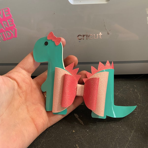 Bronto Dinosaur Bow SVG, Dino Bow SVG, Dino Party Fun Bow, Svg Files ...