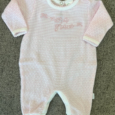 Paty Boys Blue Take Home Outfit, Baby Boy Personalized Pajama Sleeper ...