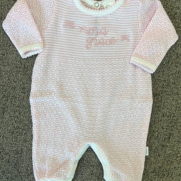 Baby Boy Coming Home Gown Personalized Baby Gift, Monogrammed Take Home ...