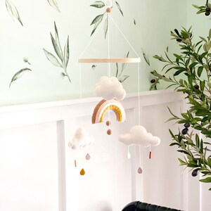 Rainbow Mobile Minimalist Mobile - Etsy