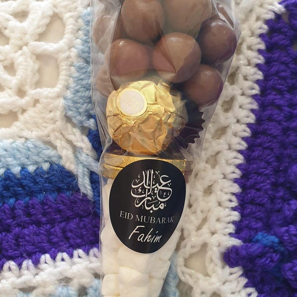 Ramadan Mubarak Ferrero Rocher Sweet Cones | Eid Mubarak Sweet Cones ...
