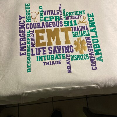 EMT Svg Emergency Medical Technician Svg Eps Dxf Png Word Art Subway ...