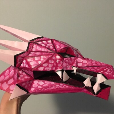 Dragon Puppet Build a Hand Puppet With Just Paper and Glue Monster ...