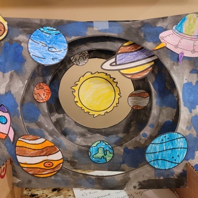 Solar System Model Planets Printable Solar System Printable Preschool ...