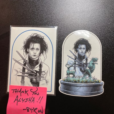 Sticker: Edward Scissorhands - Etsy