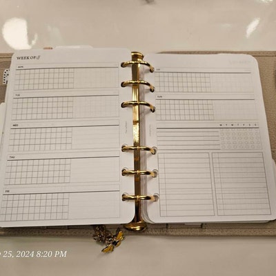 Printable Planner Bundle , Undated Planner Printables, Personal Rings ...