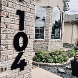 Large Modern House Numbers and Letters for House Number Sign - Etsy