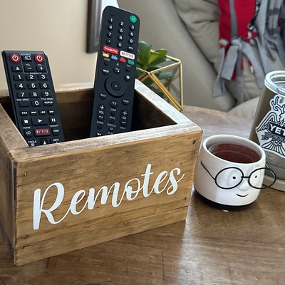 Remote Box Remote Control Box Remote Storage Home Organization - Etsy