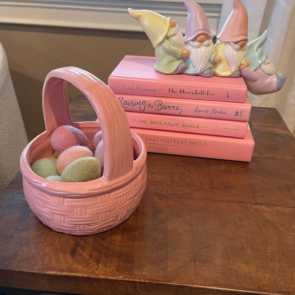 Pastel Pink Decorative Book Bundle - Light Pink Decor Books for Shelf ...