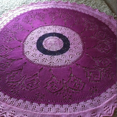 Butterfly Pi Shawl Lace Knitting Pattern Pdf File Instant Download - Etsy