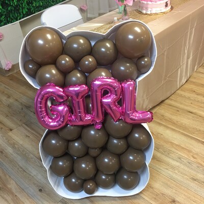 1ft-5ft Mosaic Teddy Bear From Balloons PDF Files Baby Shower Mosaic - Etsy