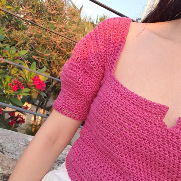 Venus Top - Crochet Pattern - Custom Pattern - Etsy Canada