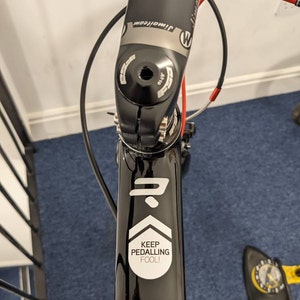 Steel is Real Bike Top Tube or Stem Sticker OMS0010 - Etsy