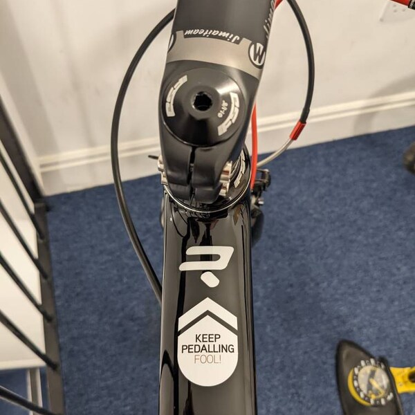 Keep Pedalling - FOOL! Bike Top Tube or Stem Sticker (OMS0025) - Etsy