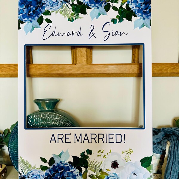 Retro Birthday Party Photobooth Frame and Matching Party Sign, Editable ...