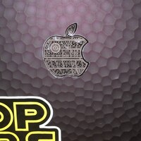 Hackintosh Apple Skull Logo Custom Mash Up MacBook iPhone Laser Printed ...