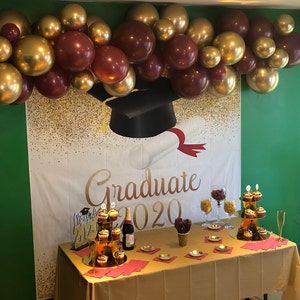 Graduation Balloon Garland Kit Custom Graduation Balloons Design Your ...