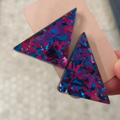 Fluorescent UV Acrylic Coaster Set-vaporwave City Retro Decor 80s 90s ...