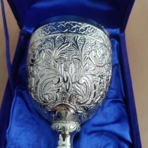 Handmade Brass Goblet for Communion Gold Chalice Cup Arthur King ...
