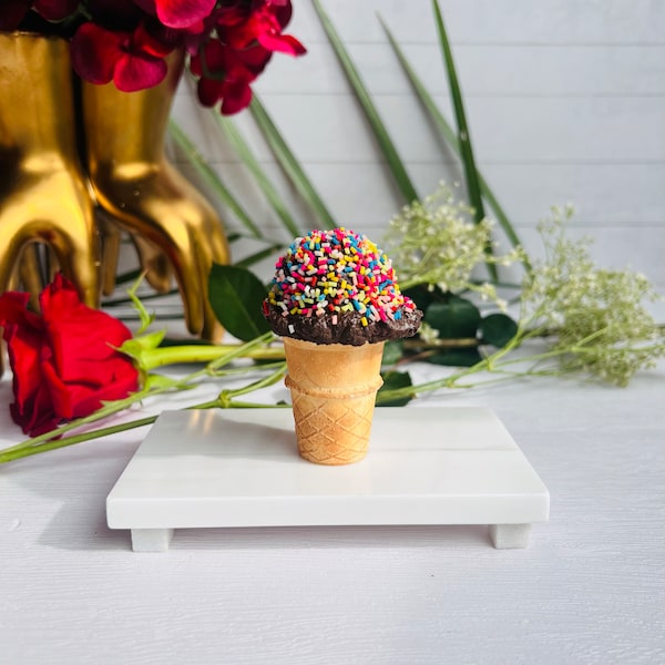 Fake Mini Ice Cream Cones, Realistic Ice Cream, Ice Cream Cone Decor ...