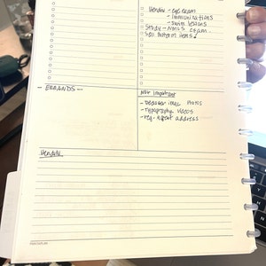 Editable BIG Happy Planner Vertical Inserts, Printable Weekly Planner ...