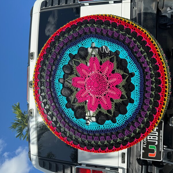 Spare Tirecover Custom- the BIG Sunflower- Wheel Cover - Etsy