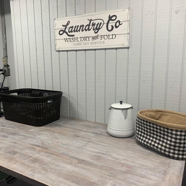 Laundry Room Rustic Sign - Rustic Laundry Sign -joanna Gaines Inspired ...
