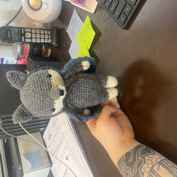 Amigurumi Crochet Pattern : Flynn the Wolf Amigurumi, PDF Crochet ...
