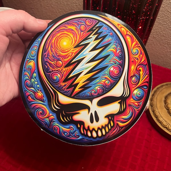 Deadhead Delights: Radiant Grateful Dead Inspired Sticker Collection ...