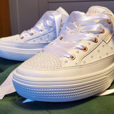 Baseball Converse, Rookie of the Year, White High Tops, Red and Blue ...