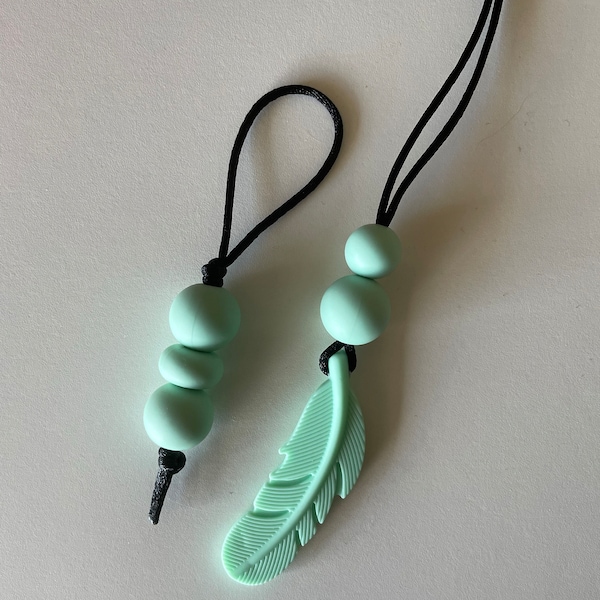 Chewlery Feathers , Sensory Necklace, Fidget, Stress Relief, Adhd ...