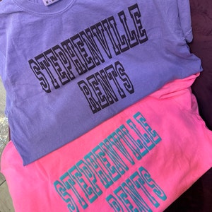 Personalized Puff Print T-shirt - Etsy