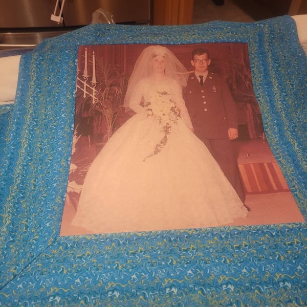 Cotton Fabric Panels for Quilting - Custom Photo Quilt Squares - Print ...